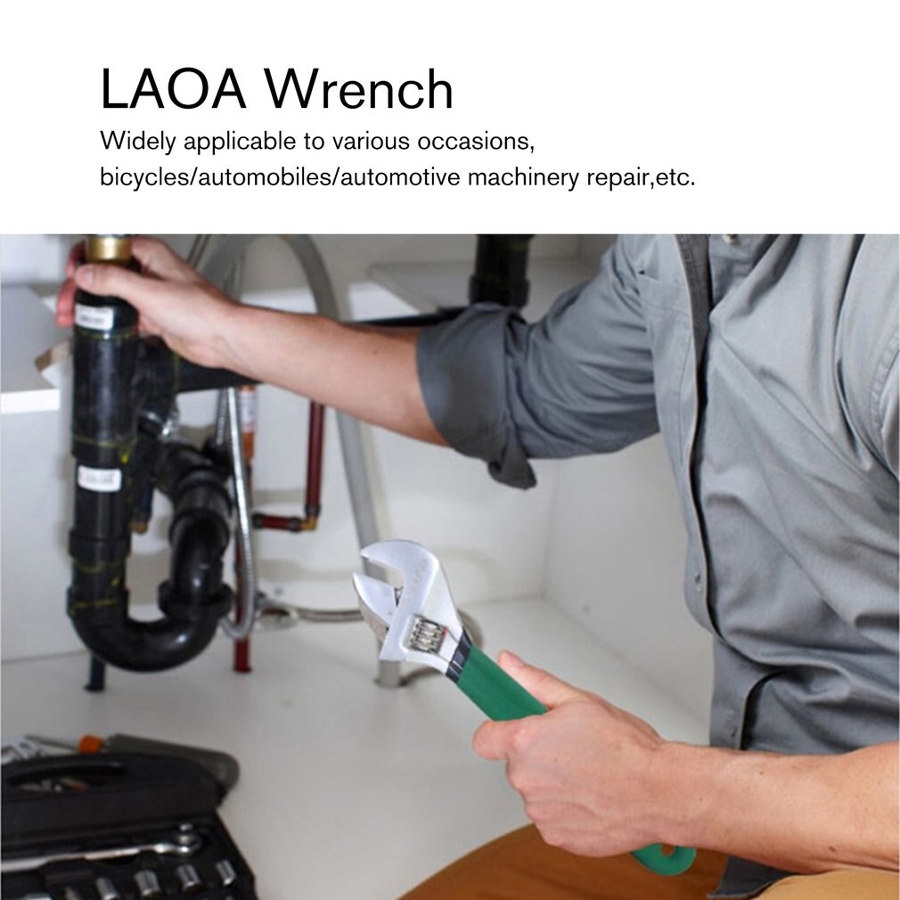 LAOA 6"/8"/10"/12" Anti-slide Universal Monkey Wre... – Grandado