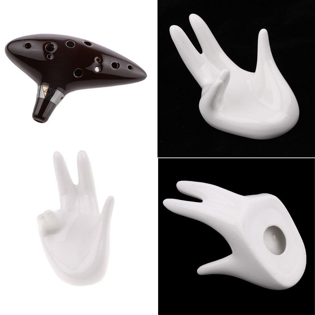 Ocarina Keramik Hand Halter Stehen Basis w/12 Loch... – Grandado