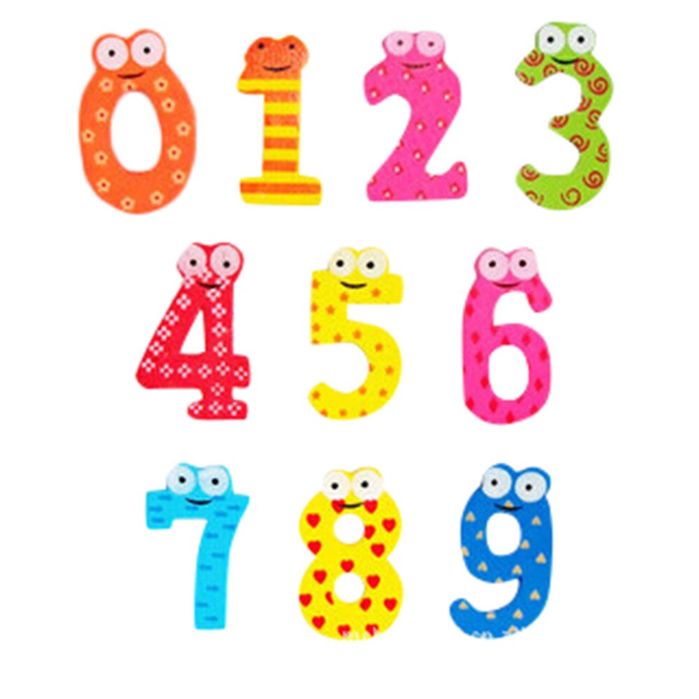 Magnetic Wooden Numbers Math Set for Kids Children... – Grandado