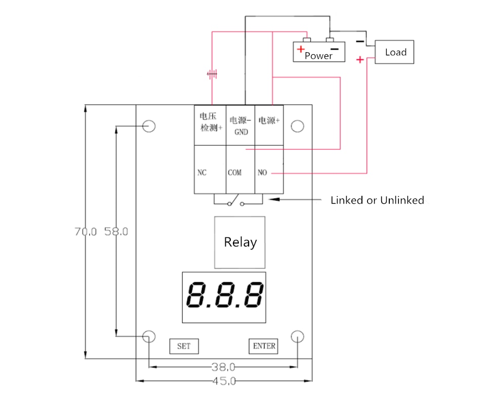 DC 8-36V IV-U3 DC Voltage Detection Timer Delay Re... – Grandado
