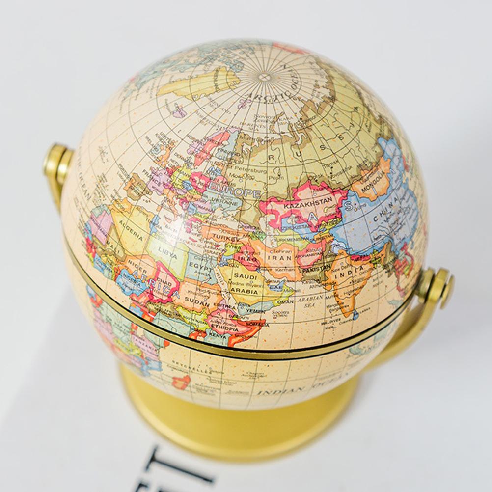 Mini Vintage Globe World Map English Edition Deskt... – Vicedeal