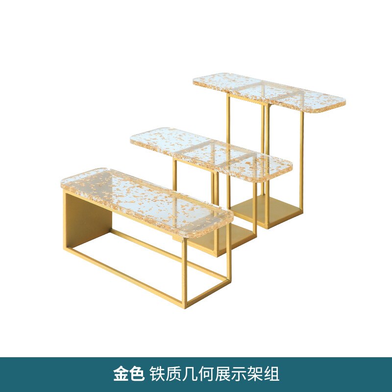French golden dessert table decoration display rac... – Grandado