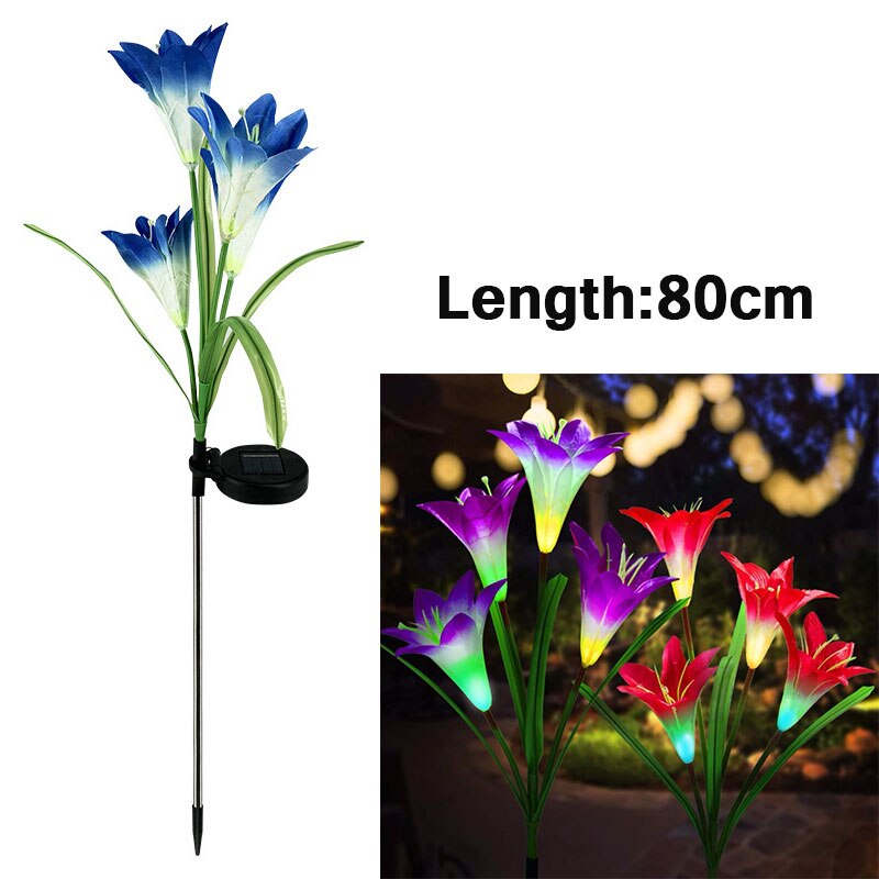 Outdoor LED Solar Light RGB Color Lily Garden Flow... – Vicedeal