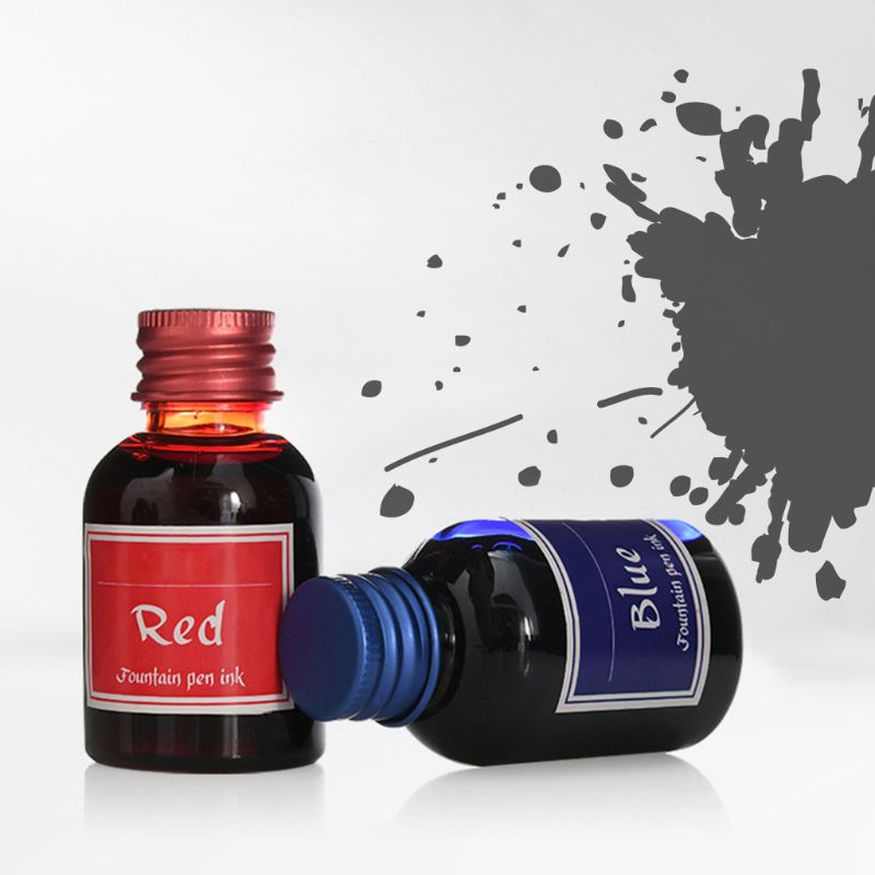 10Pcs 30ml Colorful Fountain Pen Ink Refilling Ink... – Grandado