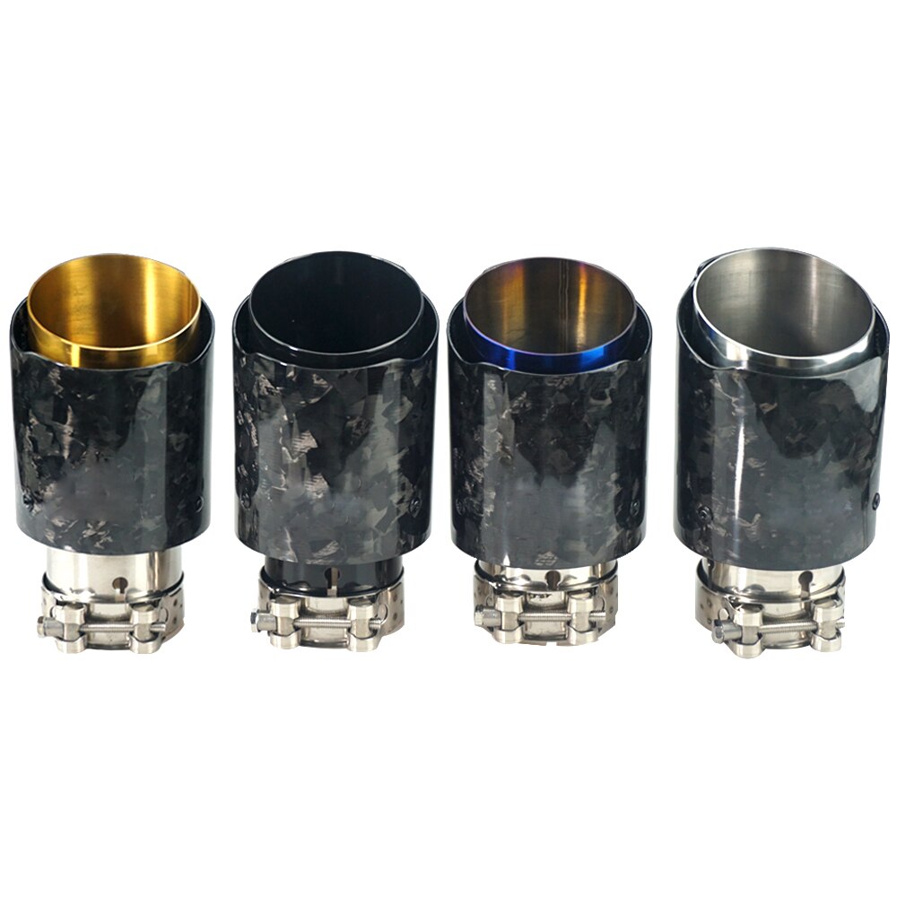 genuine SUMSOO Car smithing Carbon Muffler Tip Exh... – Vicedeal