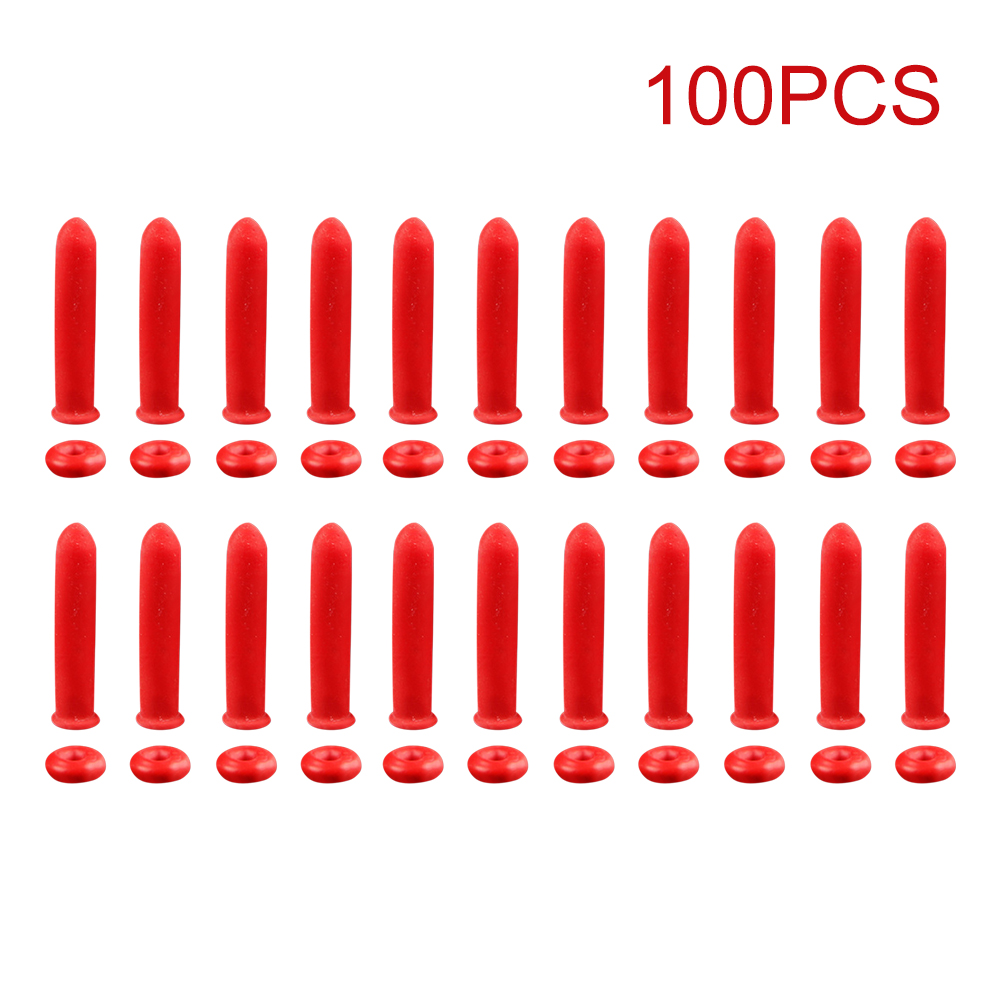 100pcs Adhesive Glue Bottles Reusable Red Latex Op... – Grandado