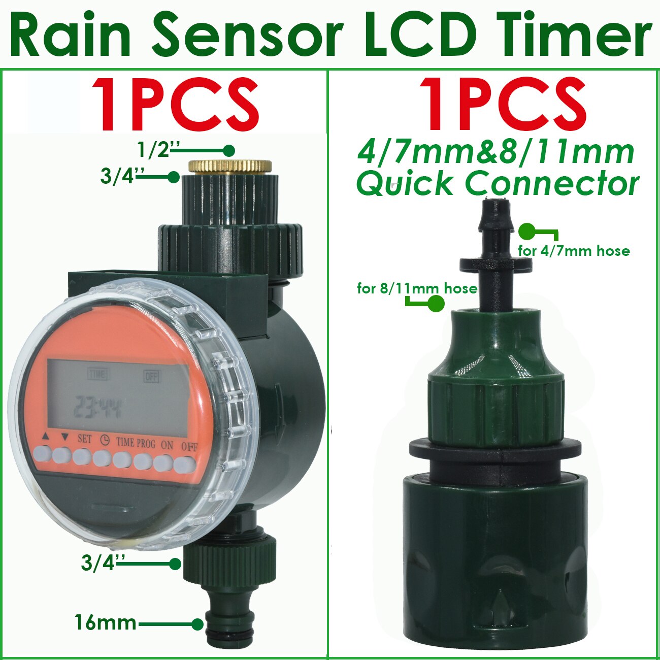 KESLA Garden Automatic Rain Sensor Water LCD Timer... – Grandado