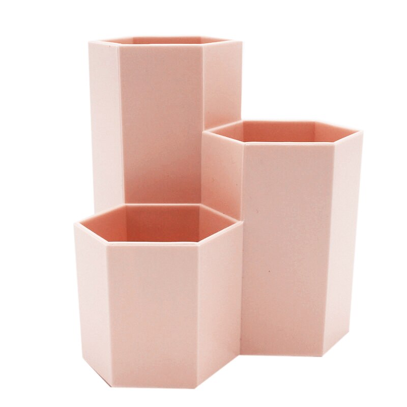 1Pc Novelty Hexagon Pencil Pen Holder Desk Storage... – Grandado
