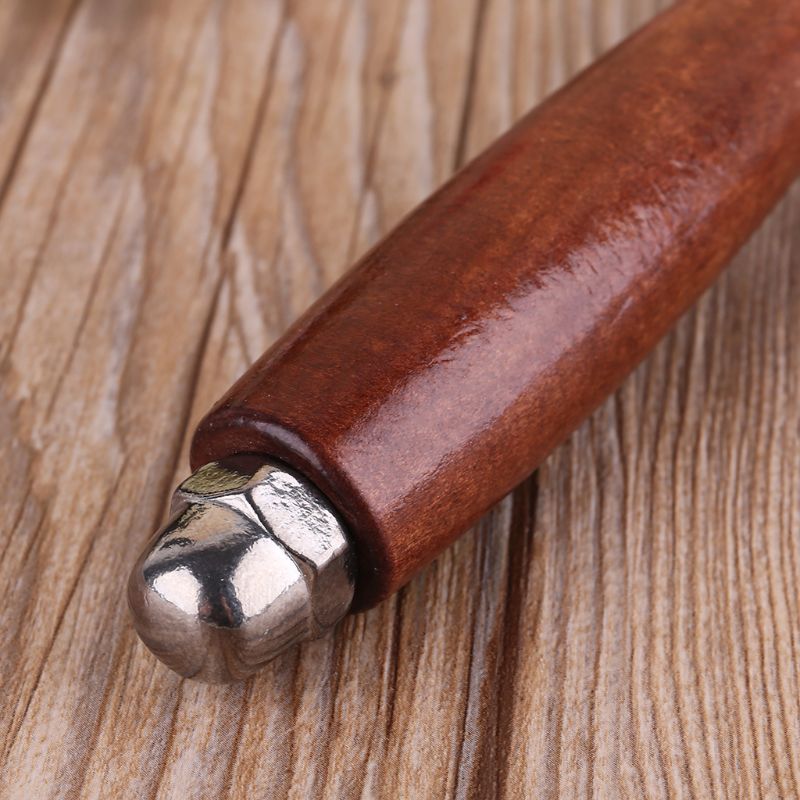 T Shape Leather Carving Hammer Wood Handle Nylon M... – Grandado