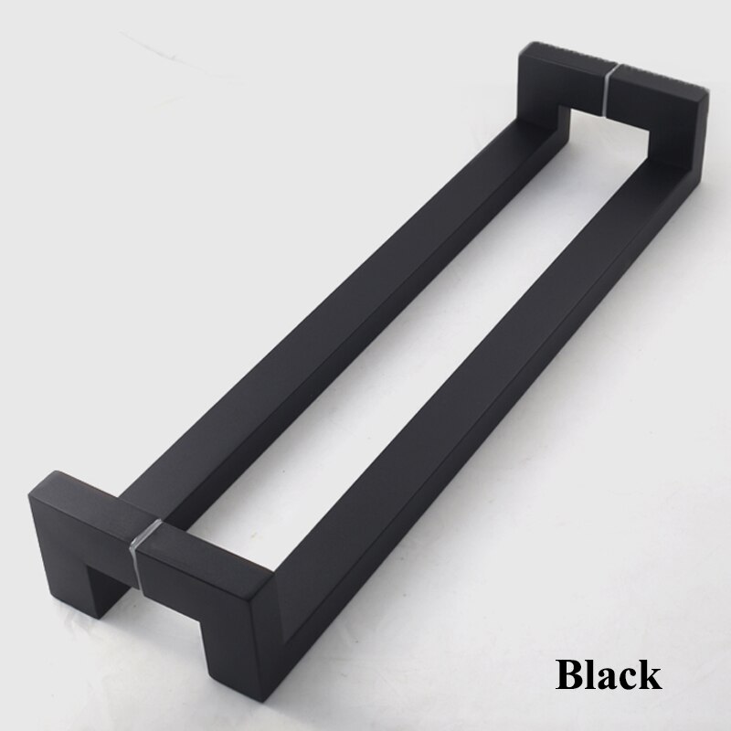 Stainless steel thickened black square tube double... – Grandado