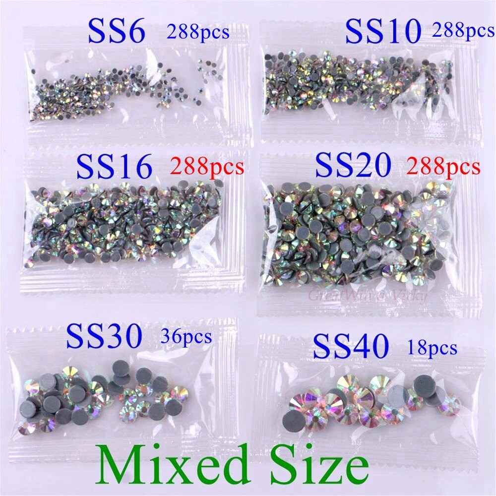 ! Kristall AB Farbe Hotfix Strass DMC Grade Glas K... – Vicedeal