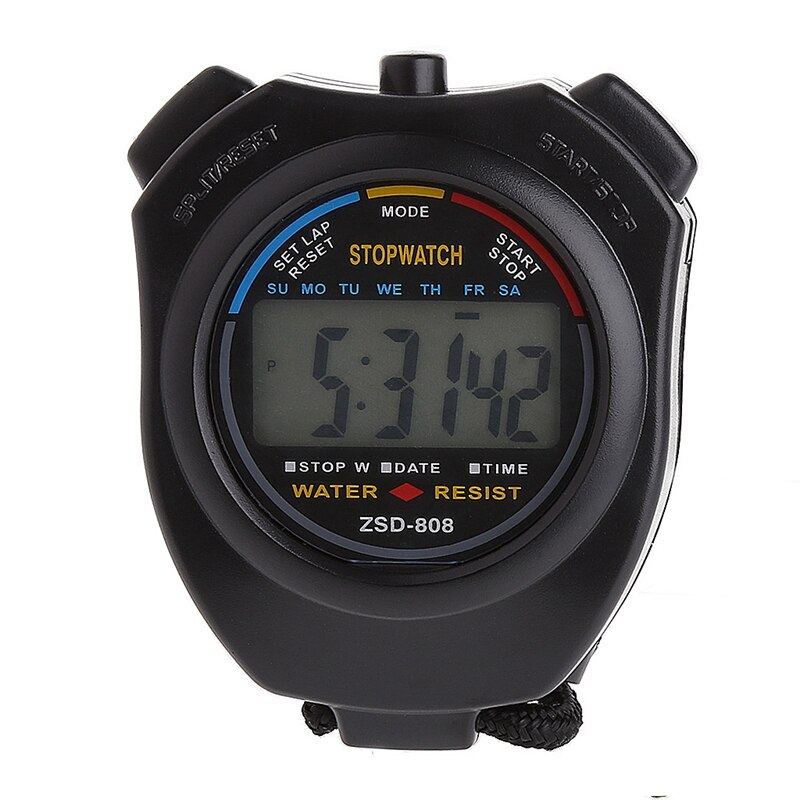 Handheld Digital LCD Sports Stopwatch Chronograph ... – Grandado