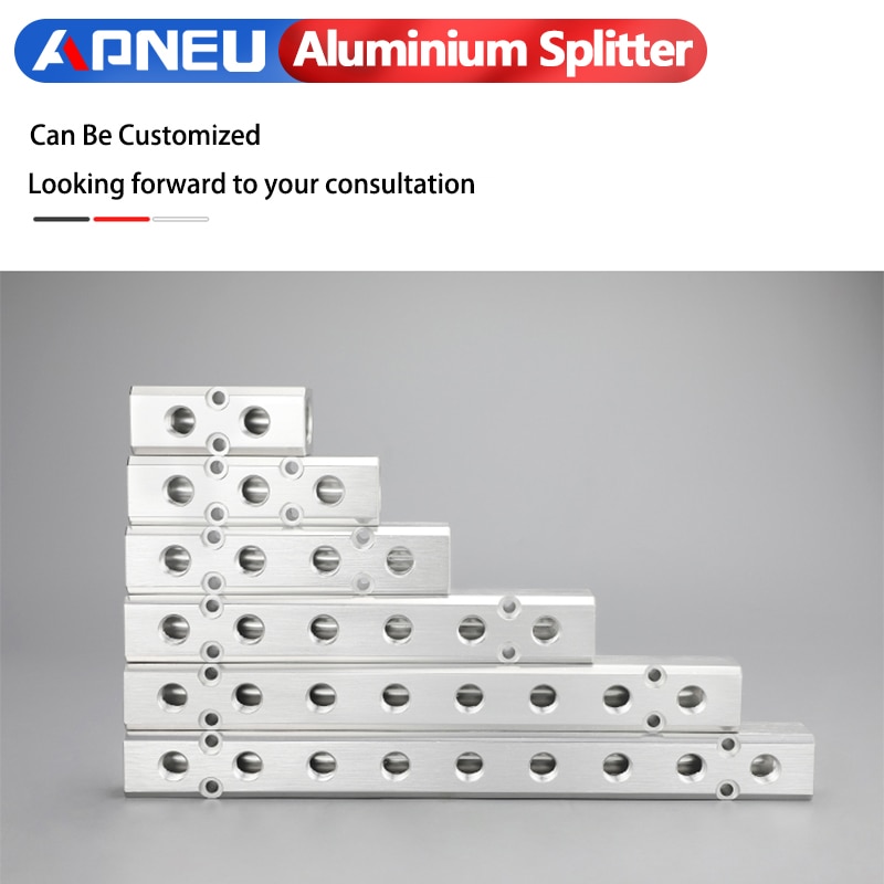 Aluminium Splitter 1/2 "Pt Draad Poort 2 3 4 5 6 7... – Grandado