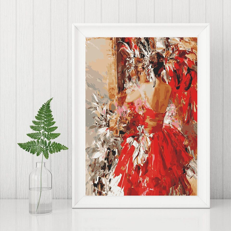 AZQSD 40x50cm DIY Paint By Numbers For Adults Port... – Grandado