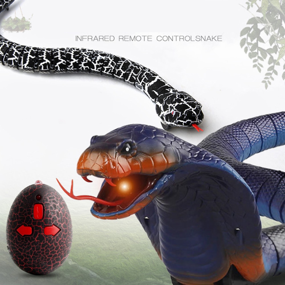 Funny RC Remote Control Simulation cobra Snake And... – Grandado
