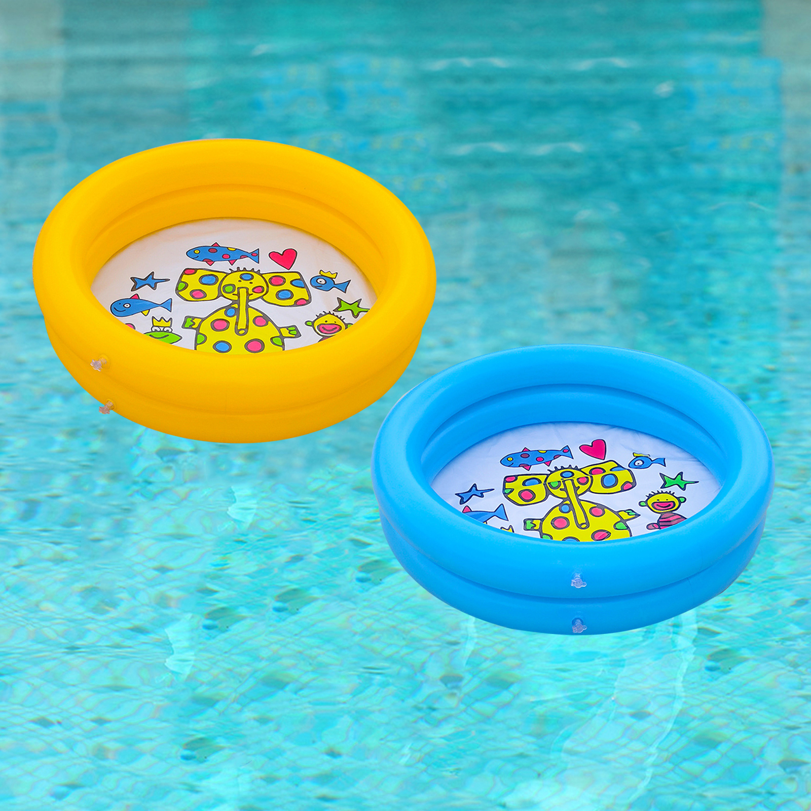 PVC Round Kids Inflatable Swimming Pool Baby Bath ... – Grandado