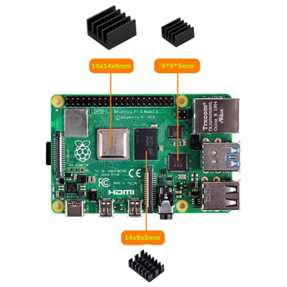 Raspberry Pi 4 Model B Acryl Case Met Koelventilat... – Vicedeal