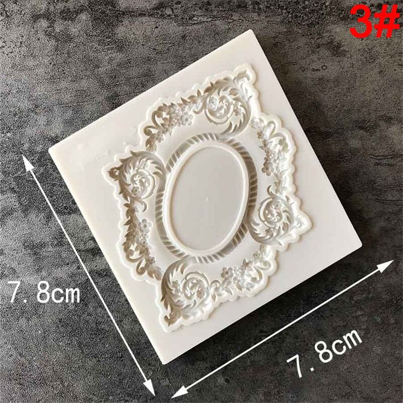 1Pcs Gray Fondant Mold Frame Retro Frame Embossed ... – Vicedeal