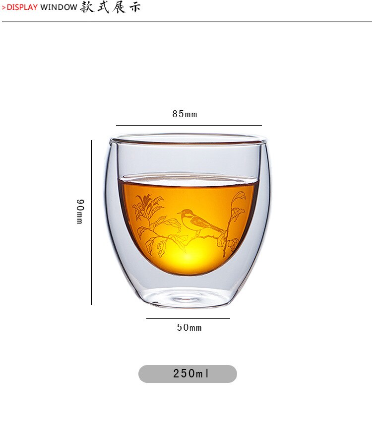 Heat-resistant glass double-layer cup high-tempera... – Grandado