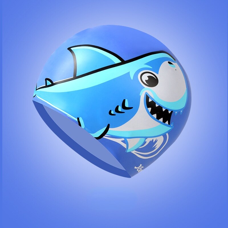 Children's silicone swimming cap boys and girl... – Grandado