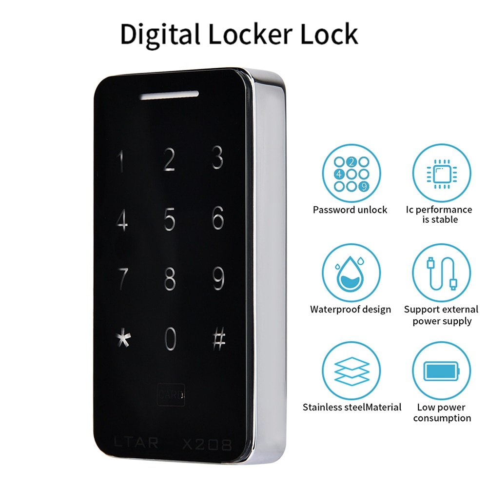 door lock Electric Smart Digital Cabinet Lock Anti... – Grandado