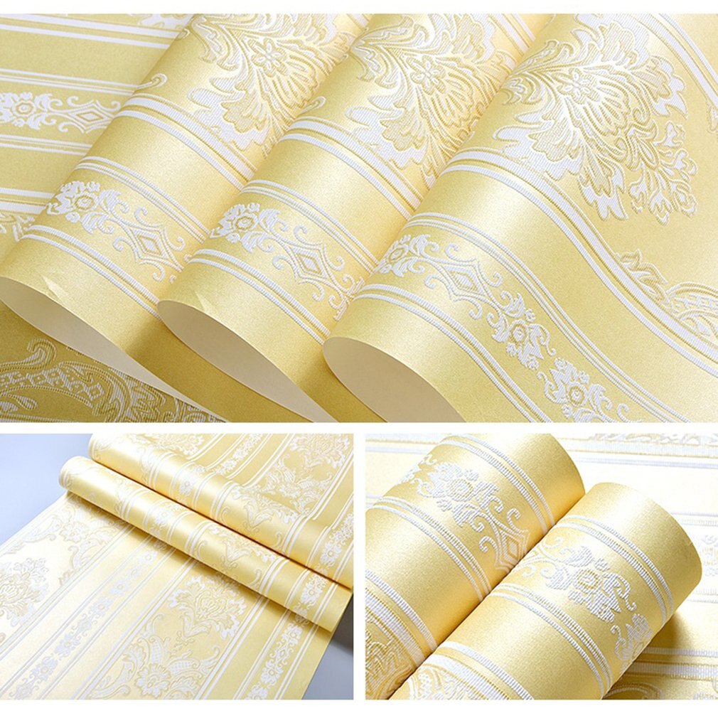 European Style Non-woven Wallpaper Three-dimension... – Grandado