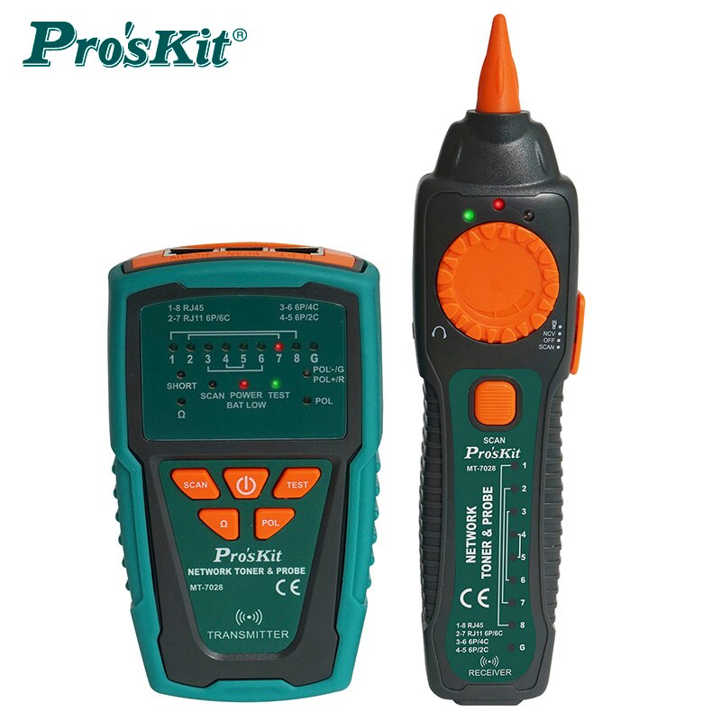 Pro'sKit MT-7028 Network Toner Probe Kit Audio... – Grandado