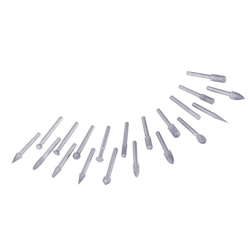 20Pcs Diamond Grinding Head Set Rotary Burrs Abras... – Grandado