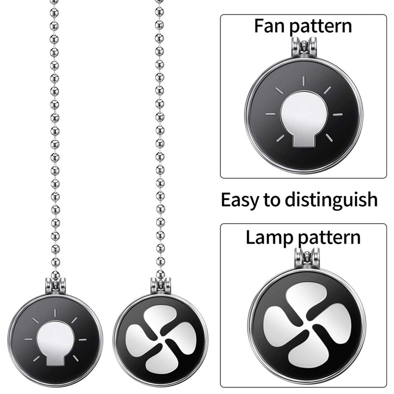 Ceiling Fan Pull Chain Set, 4Pcs Light Bulb and Fa... – Grandado