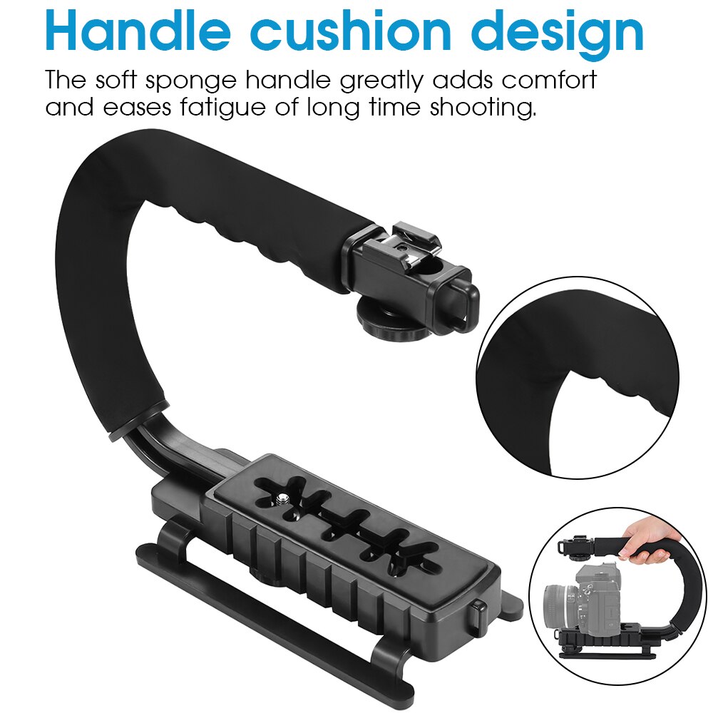 U-Shaped Camera Handheld Stabilizer Holder Camera ... – Vicedeal