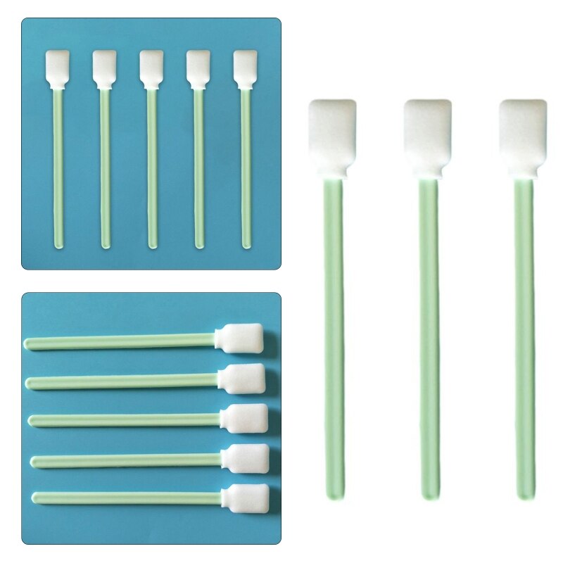 50Pcs Square Rectangle Sponge Tip Foam Swab Green ... – Grandado