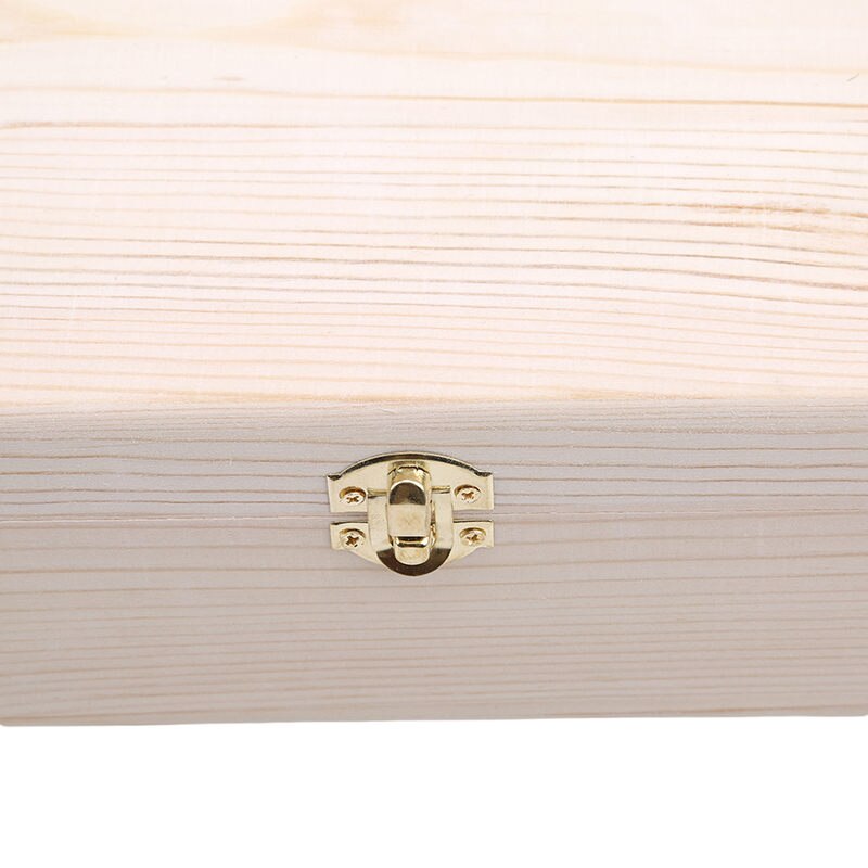 Wooden Storage Box Log Color Scotch Pine Rectangul... – Grandado