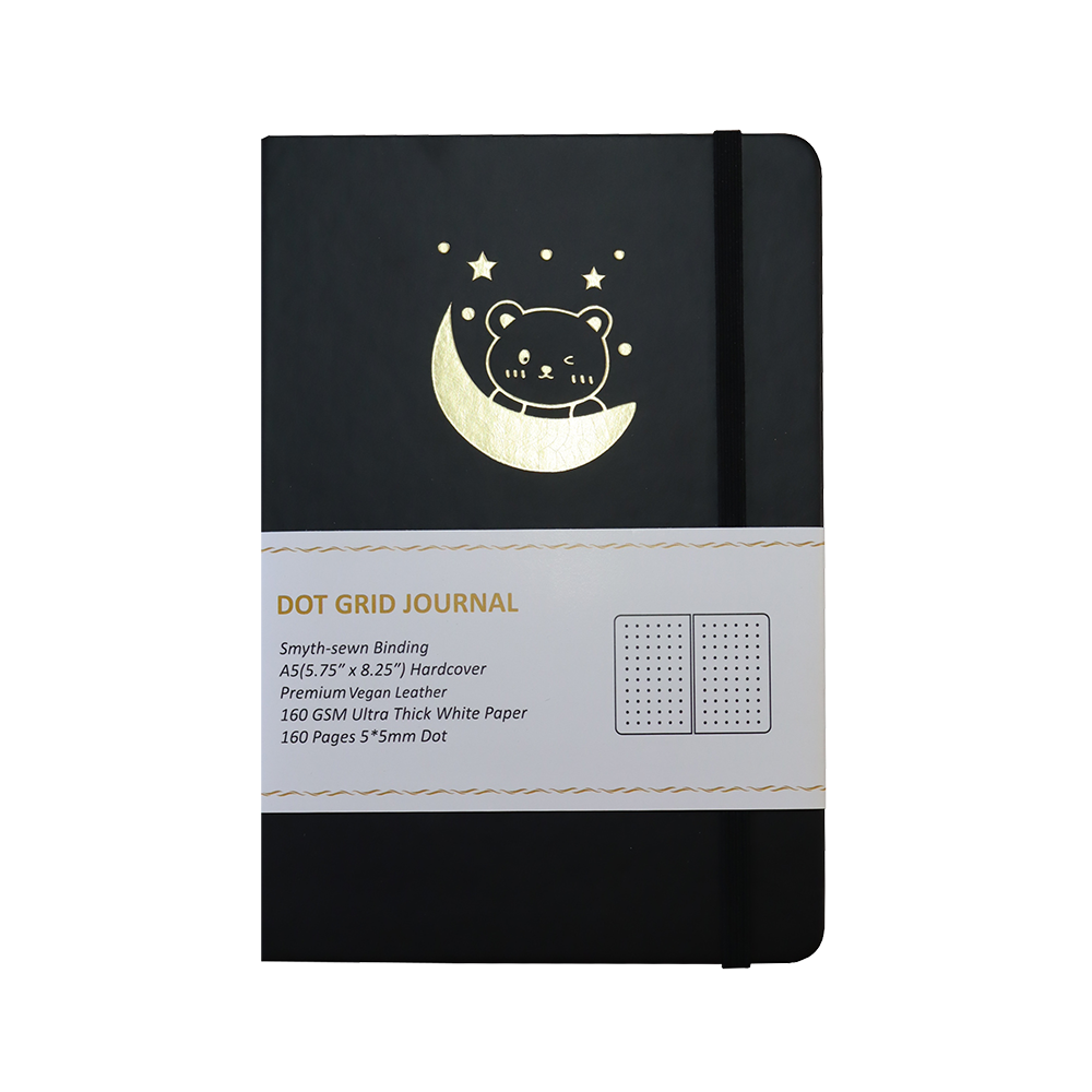 Lay Flat Soft Touch Vegan Leather Hardcover No Ble... – Vicedeal