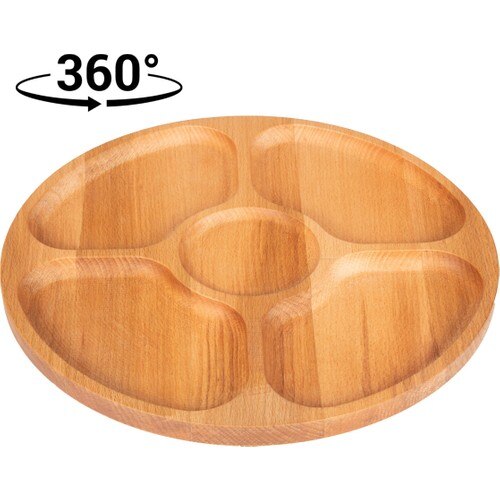 Rotating Service Plate-5 Sectional 30 cm – Vicedeal
