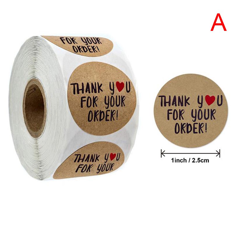 500 stk kraft rund tak for din bestilling klisterm... – Vicedeal