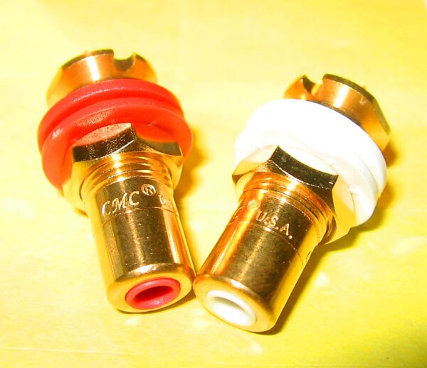CMC816u Oxygen-Free Copper Plated 24K Gold RCA Soc... – Grandado