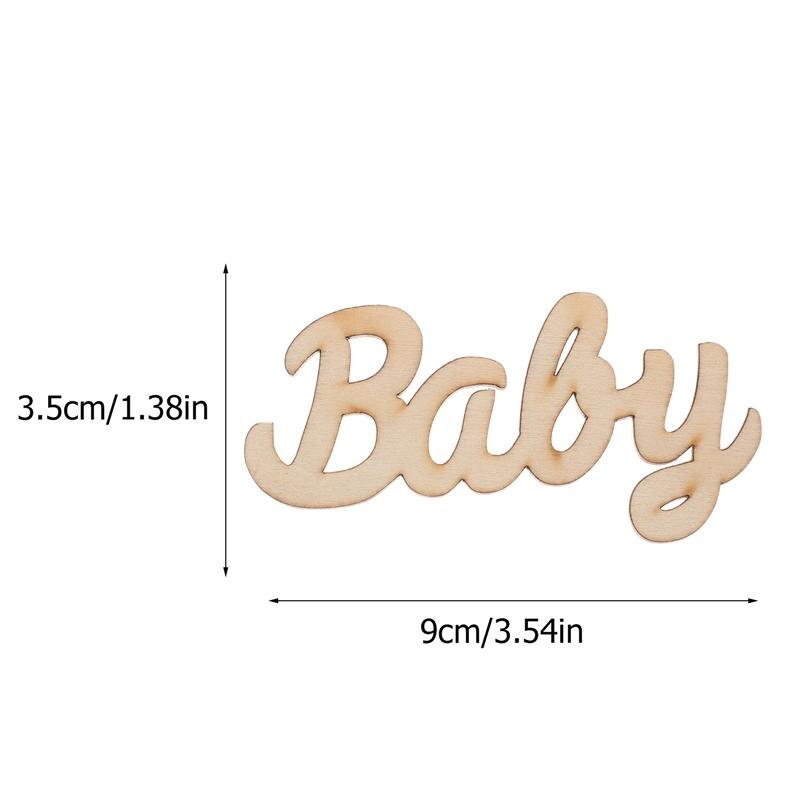 10pcs Decorative Wooden Baby Word Sign Freestandin... – Grandado