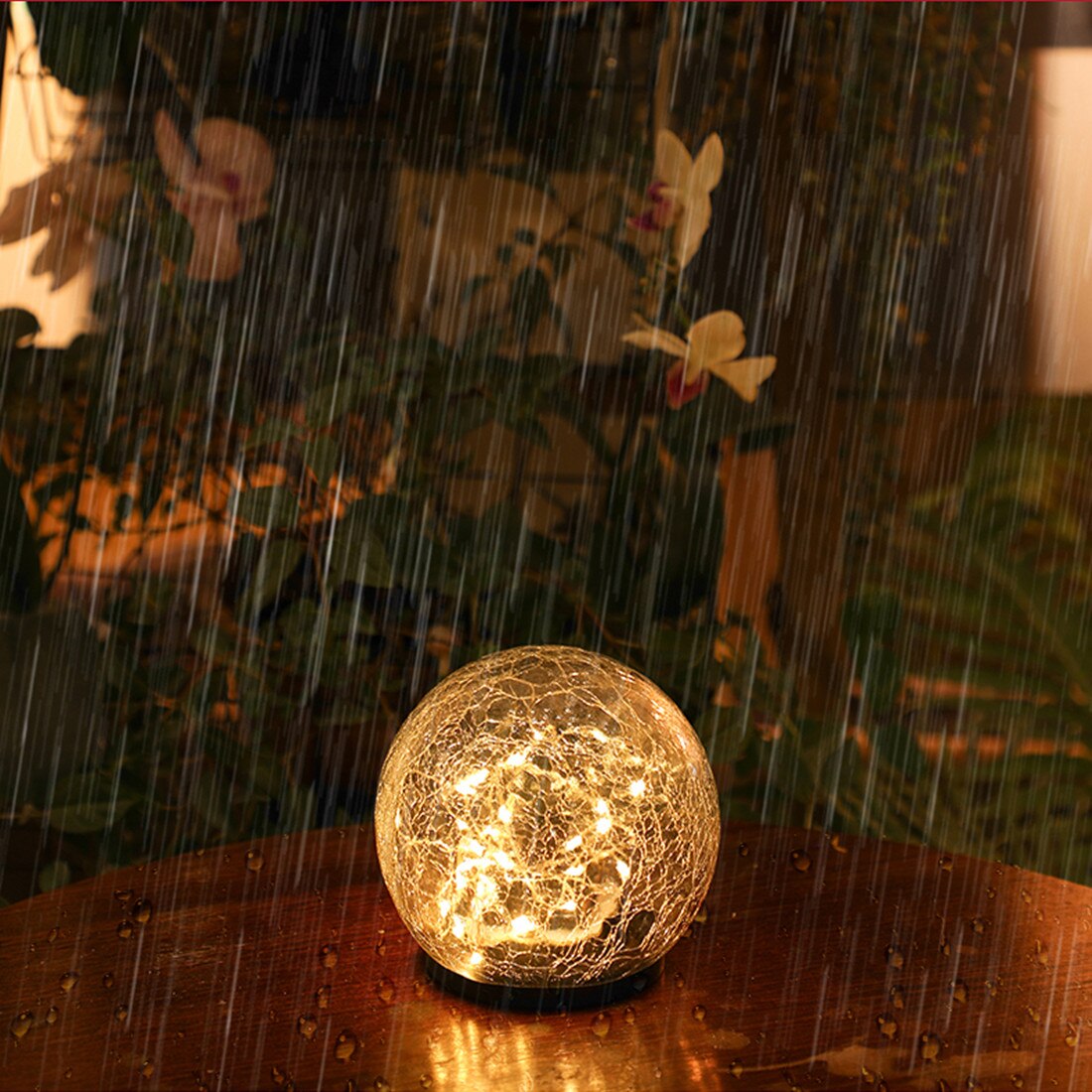 LED crack ball underground light Solar lawn light ... – Grandado