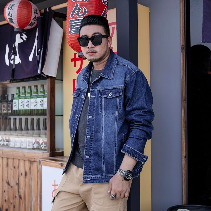Autumn and winter denim jacket large size loose el... – Grandado