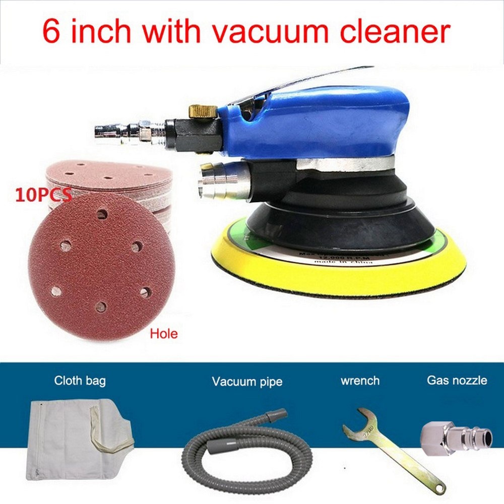 6 Inches Air Sander Polishing Machine 10000 RPM Du... – Vicedeal