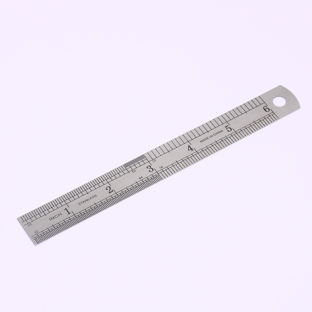1PCS 15cm 6 Inch Ruler Precision Stainless Steel M... – Vicedeal