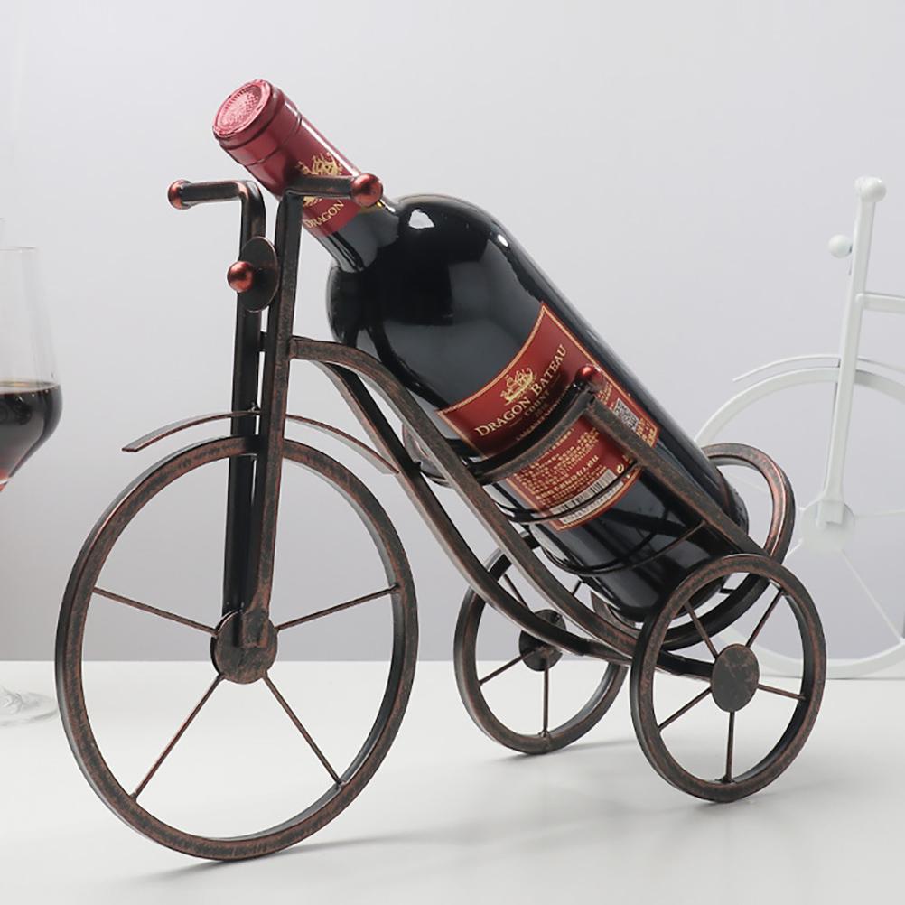 Retro Tricycle Wine Bottle Rack Bar Metal Wine Bot... – Grandado