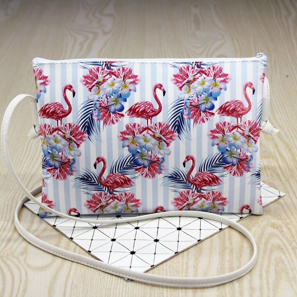 Flamingo Handbag Small Fresh Printing Waterproof O... – Grandado