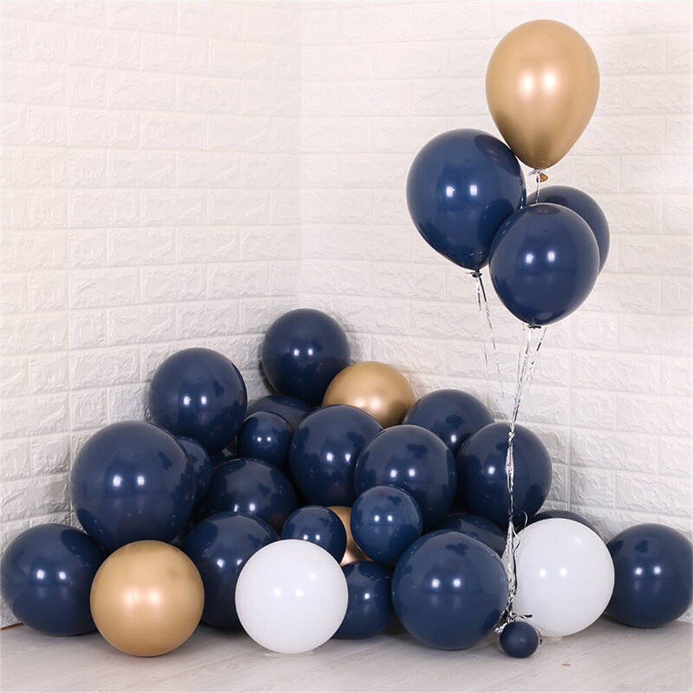 20pcs/lot Noctilucent Ink Blue Balloons Dark Blue ... – Grandado
