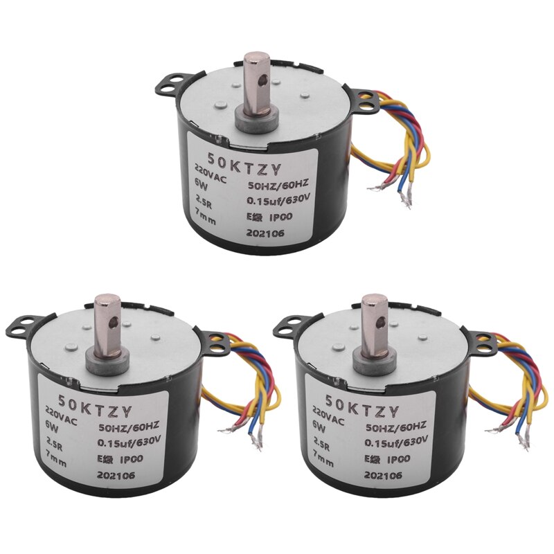 3X 50Ktyz Ac220V 10W 0.5A 2.5R/ Min Permanente Mag... – Vicedeal