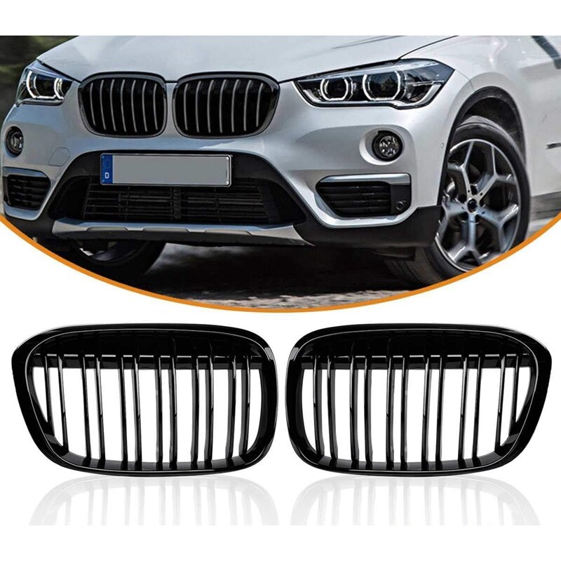Gloss Black Voorbumper Nier Grill Roosters Voor Bm... – Vicedeal