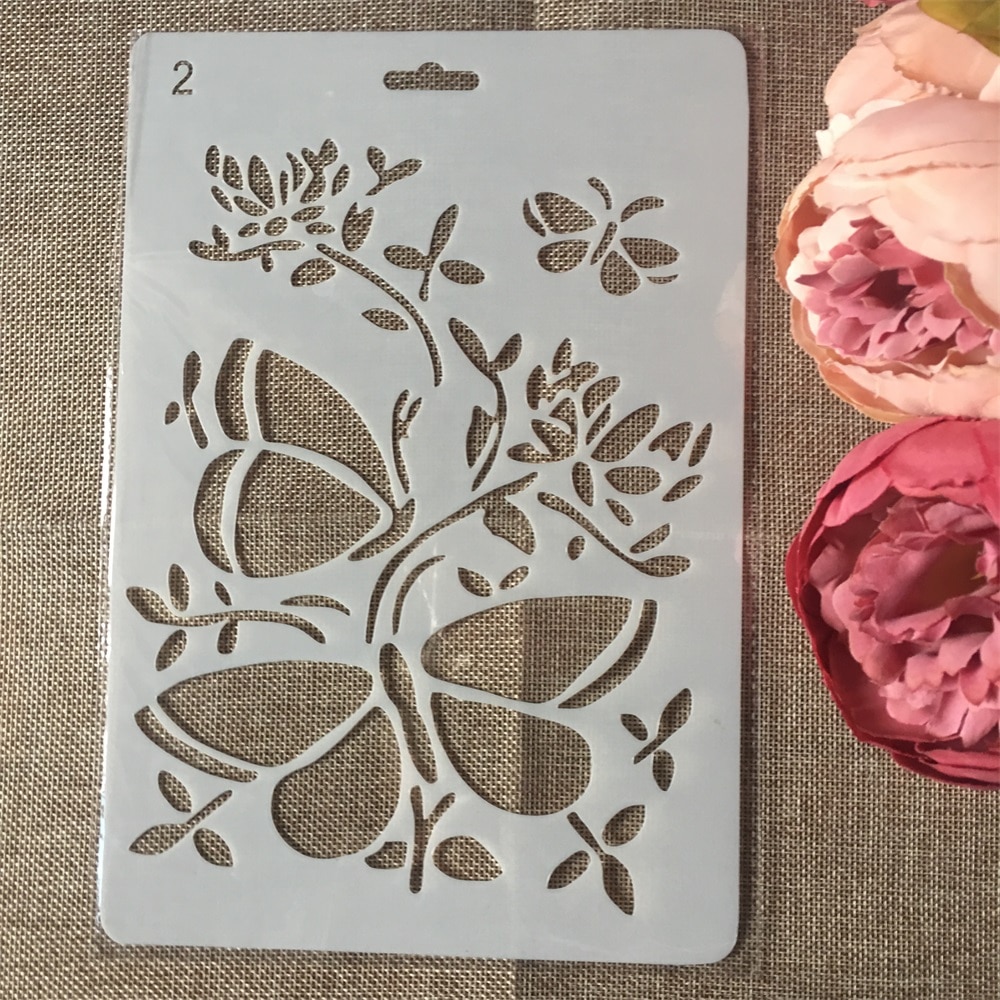 4Pcs A4 27cm Fairy Butterfly Flower DIY Craft Laye... – Vicedeal