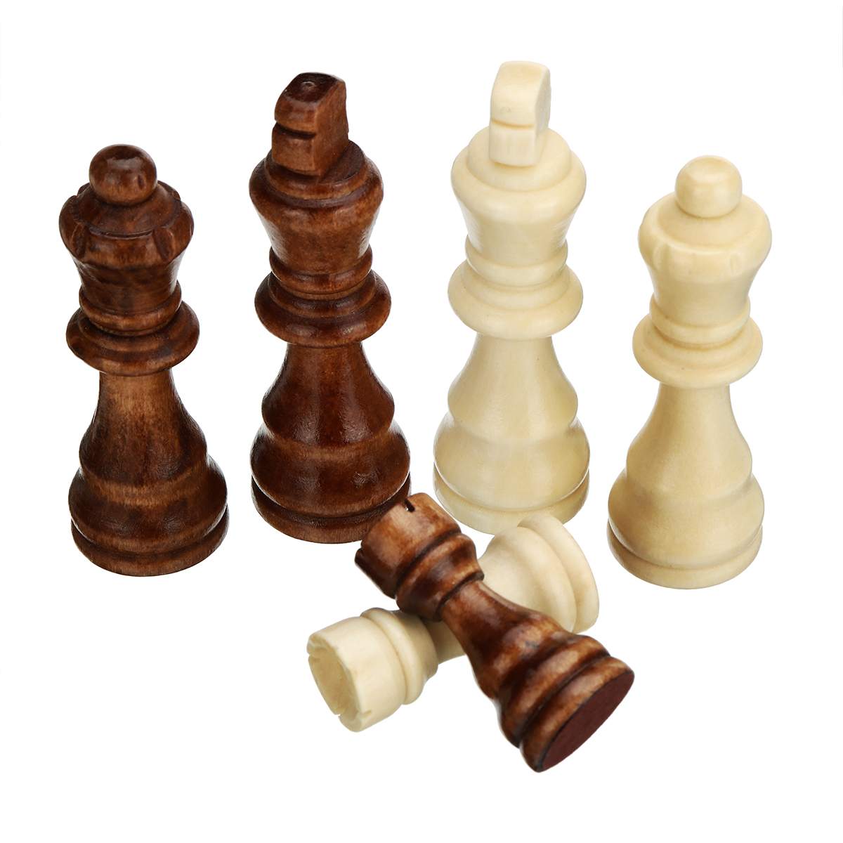 32 Chess Pieces Wooden Complete Chessmen Internati... – Grandado