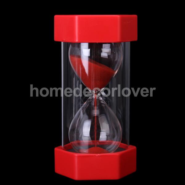 Security Hourglass 1 Minutes Sand Timer -Red – Grandado