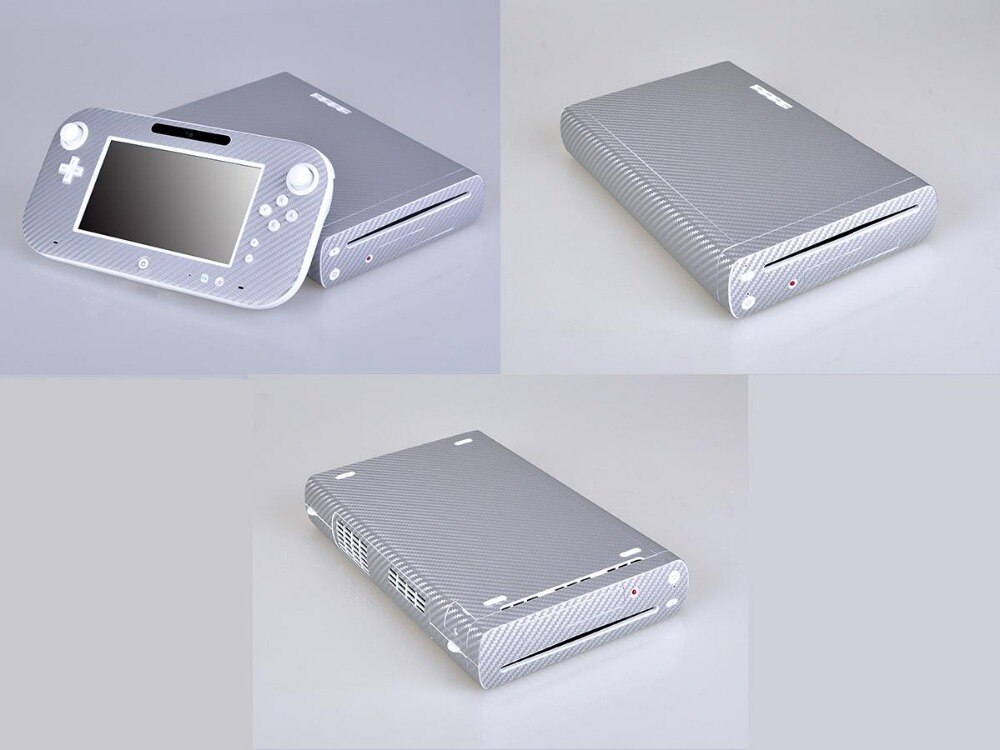 Silver Carbon Fiber Vinyl Skin Sticker Protector f... – Vicedeal
